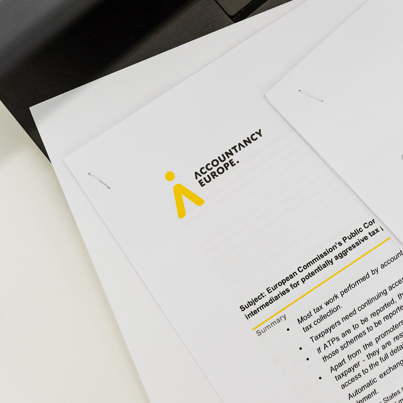 Accountancy Europe - Fonts In Use