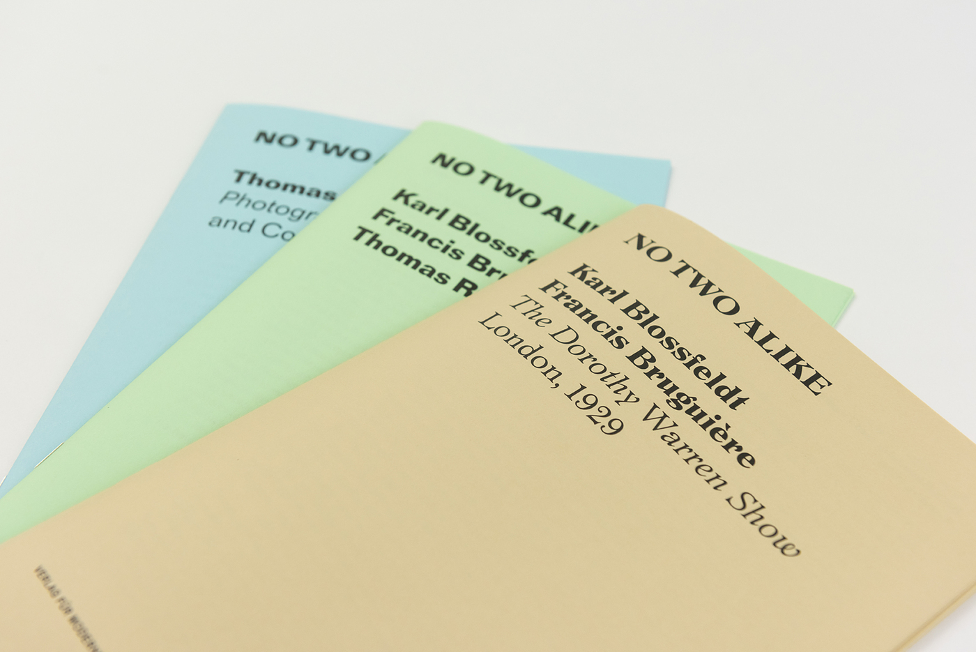 No Two Alike - Fonts In Use