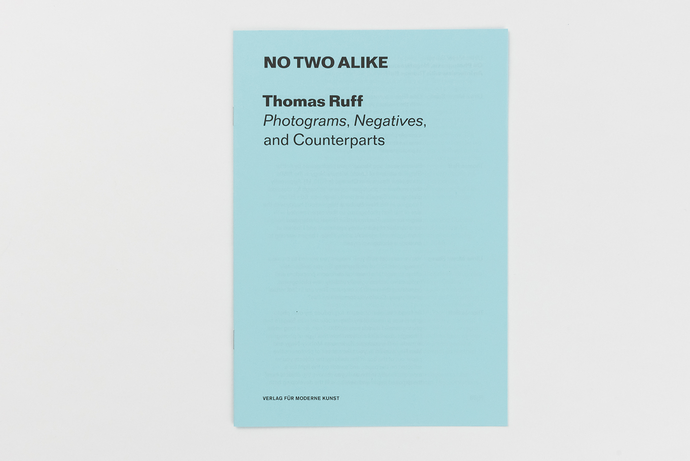 No Two Alike - Fonts In Use