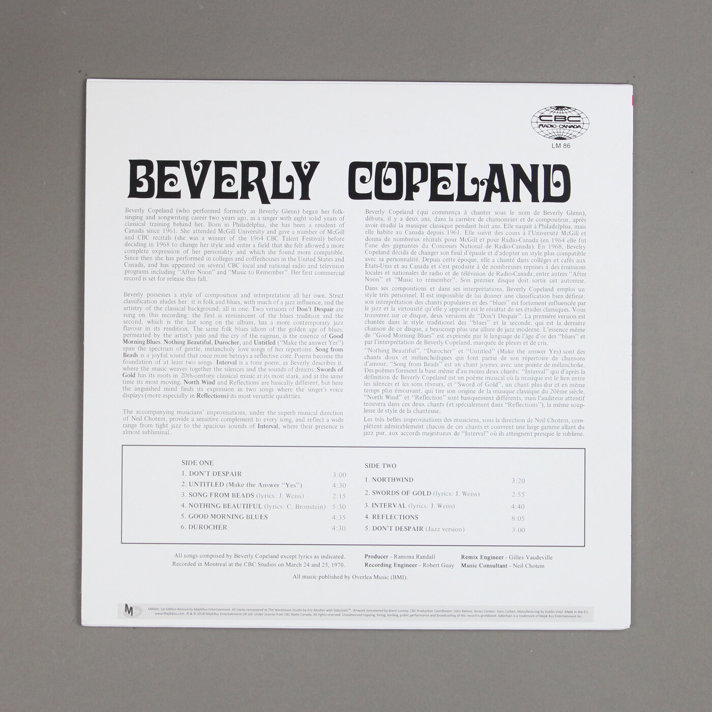 Beverly Copeland – Beverly Copeland - Fonts In Use