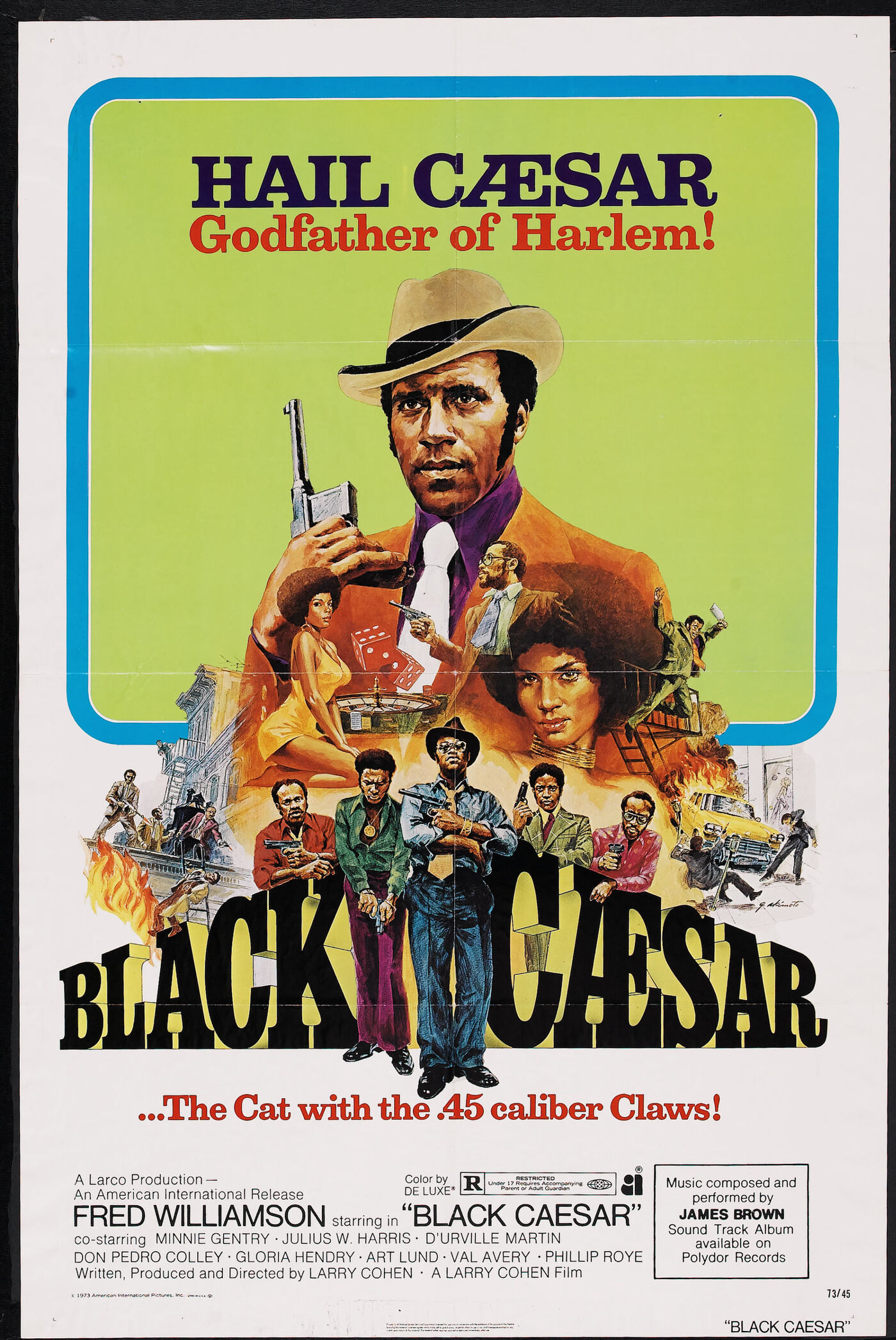 Black Caesar movie poster - Fonts In Use