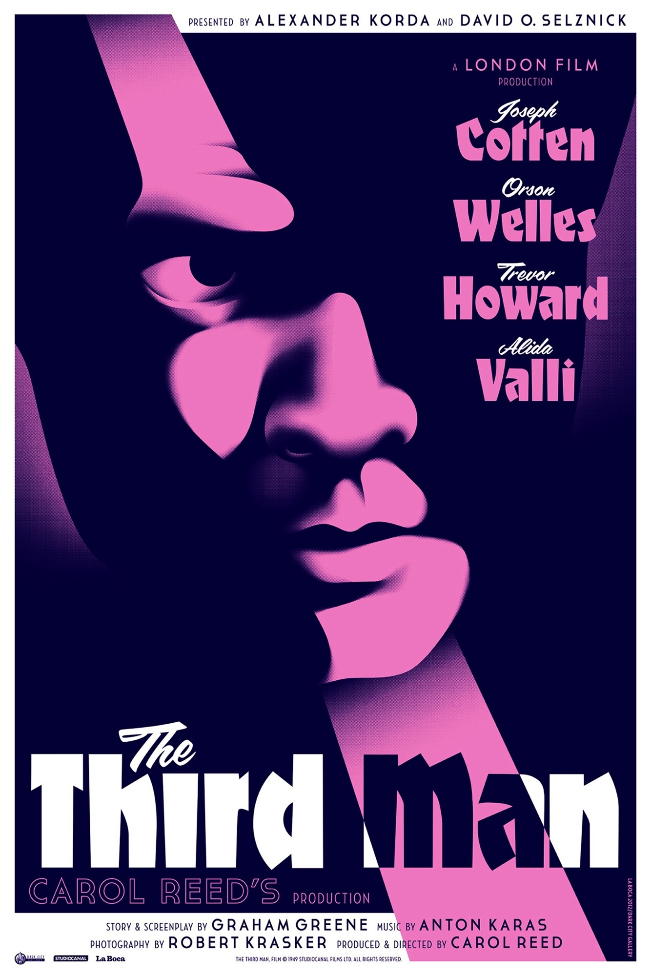 The Third Man movie poster - Fonts In Use