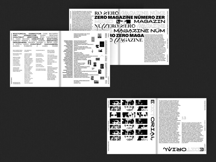 Número Zero magazine - Fonts In Use