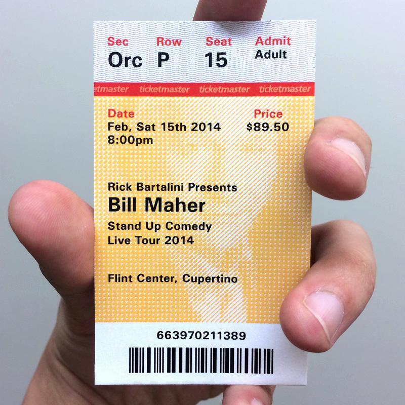 Ticketmaster Ticket Redesign Proposal - Fonts In Use