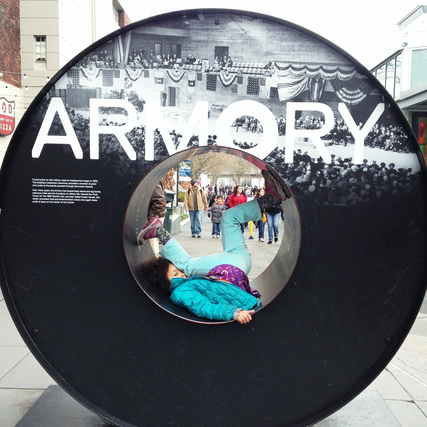Sign for The Armory at Seattle Center - Fonts In Use