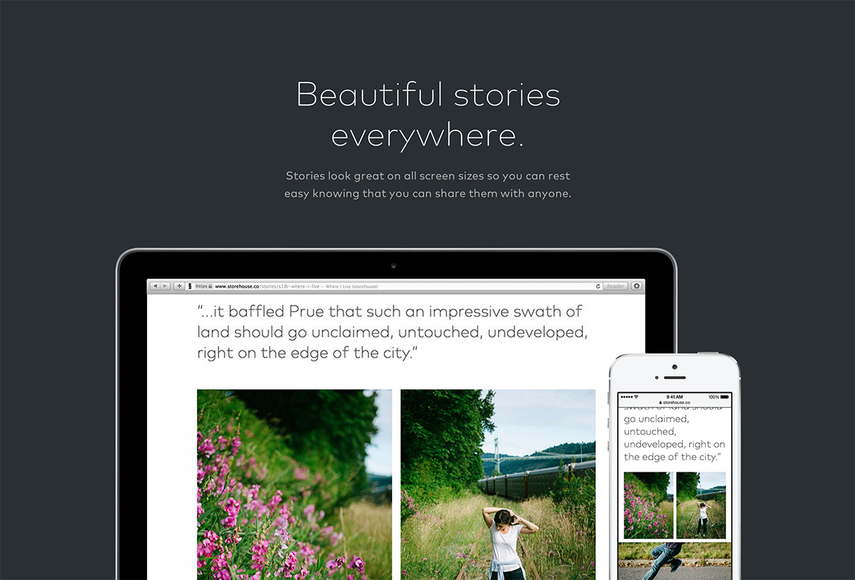 Storehouse app and website - Fonts In Use