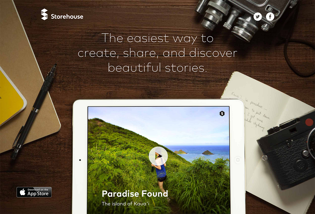 Storehouse app and website - Fonts In Use