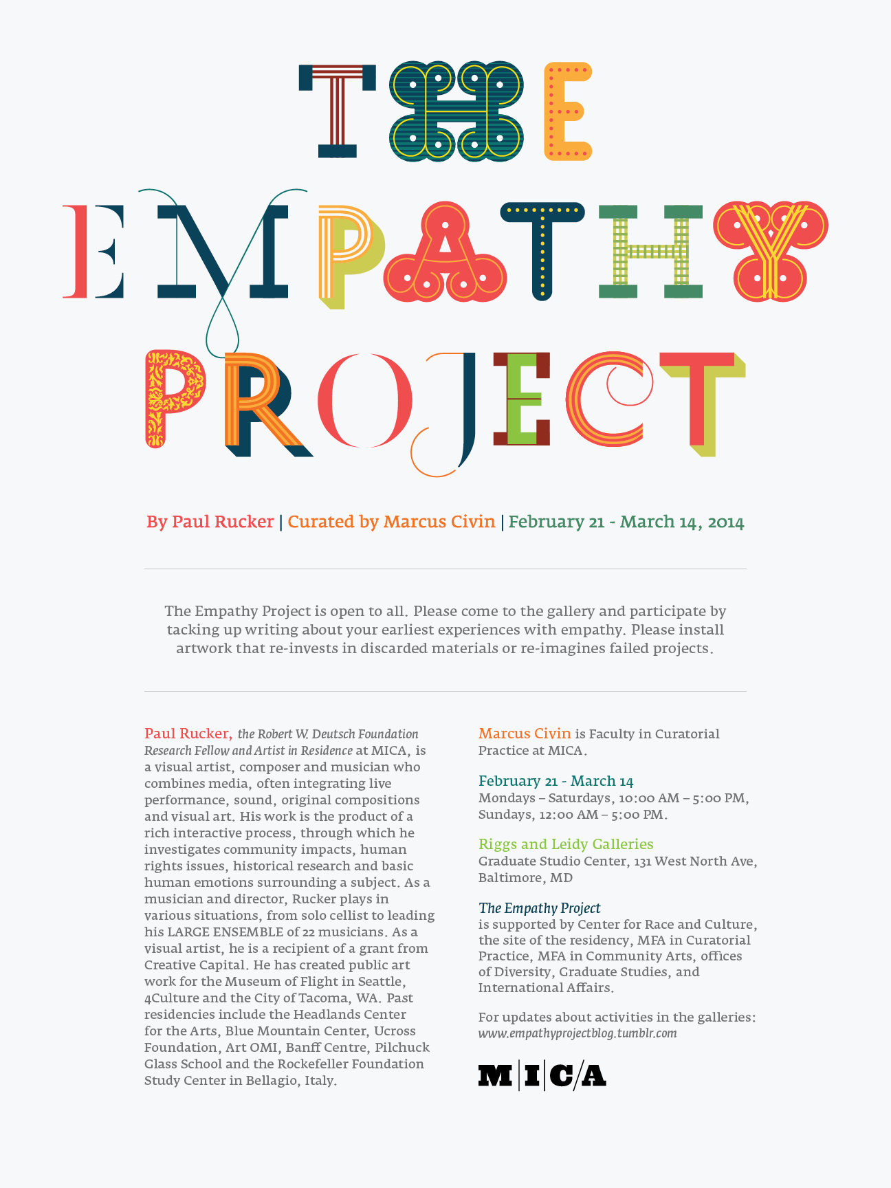 The Empathy Project - Fonts In Use