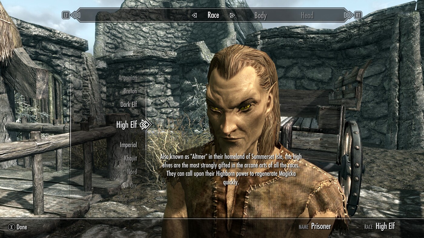 The Elder Scrolls V: Skyrim - Fonts In Use