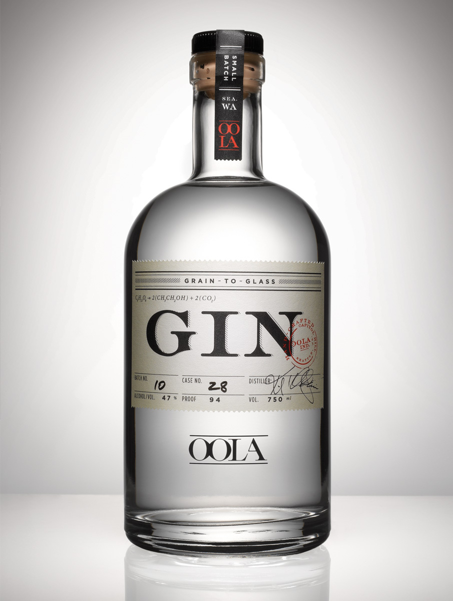Oola Distillery Package Design - Fonts In Use