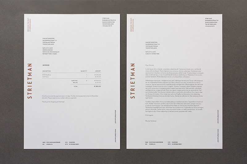 Strietman Visual Identity - Fonts In Use