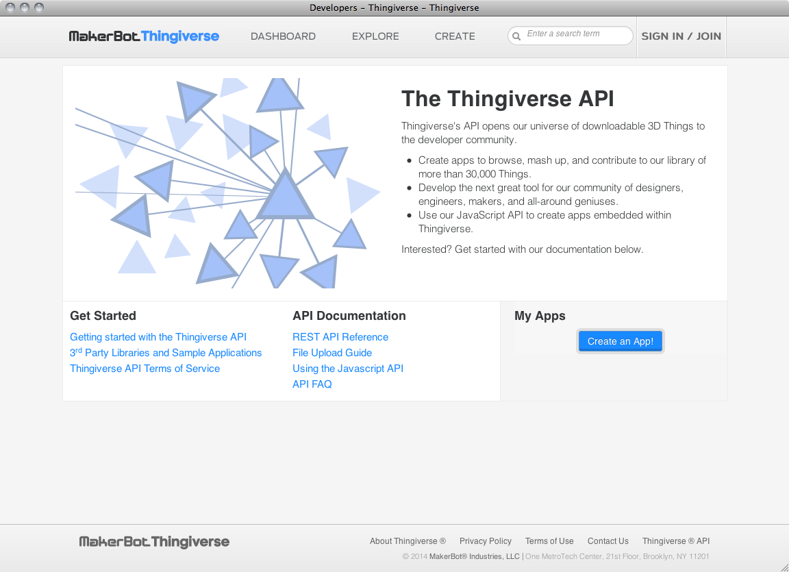 Thingiverse website - Fonts In Use