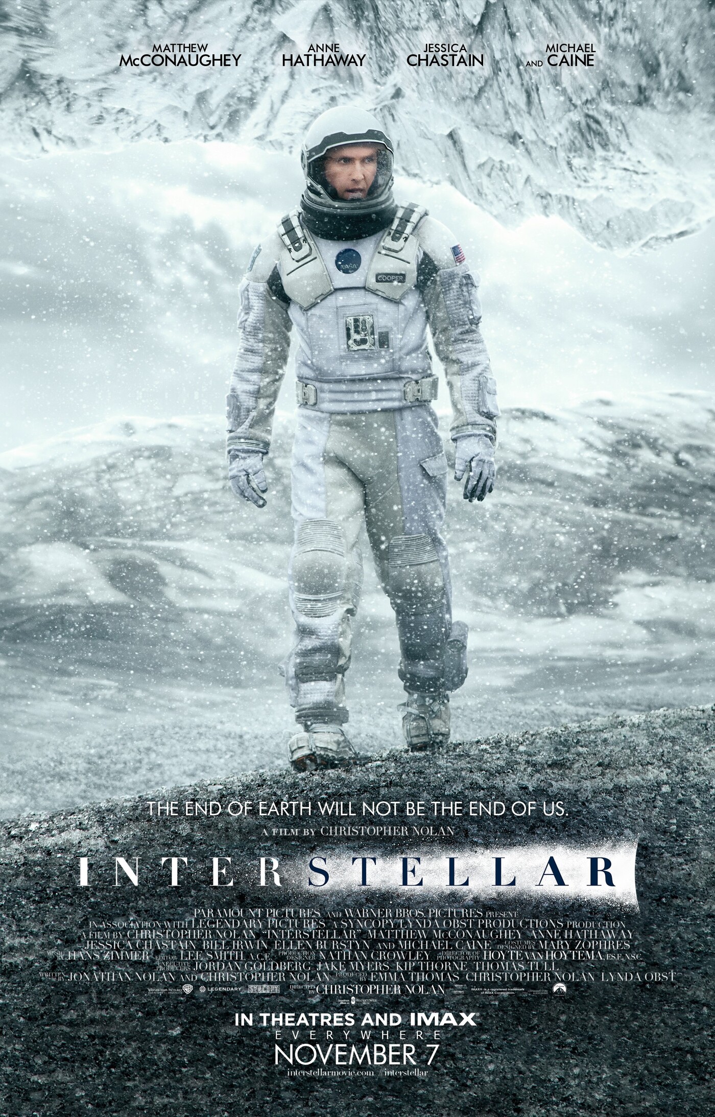 Interstellar movie posters and main title - Fonts In Use