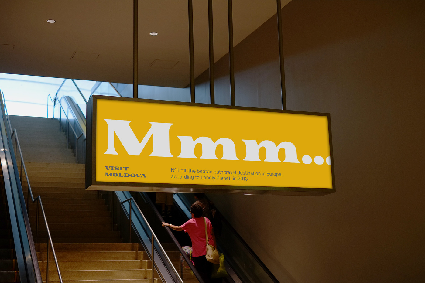 Tourism of Moldova visual brand identity - Fonts In Use