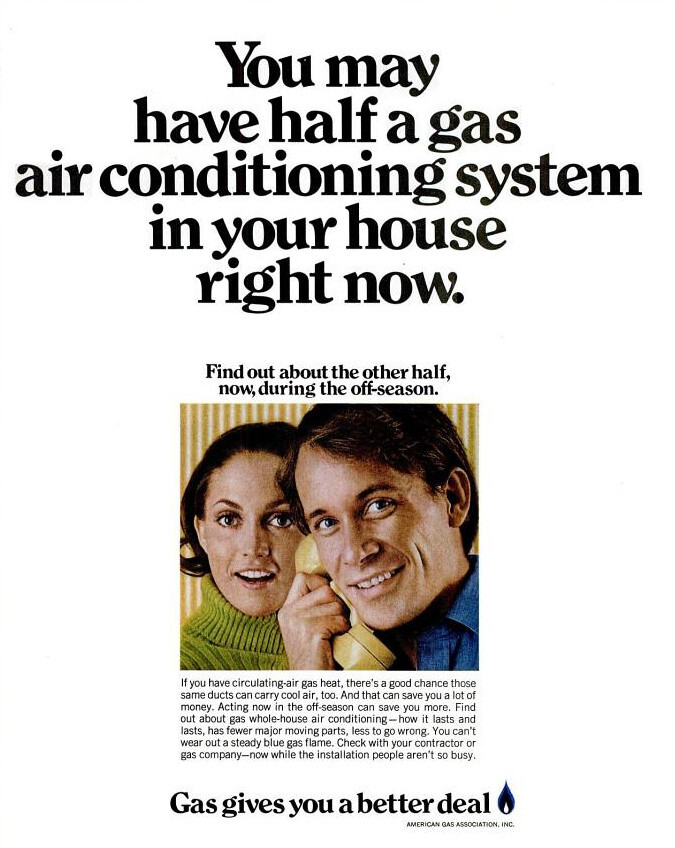 American Gas Association Advert - Fonts In Use