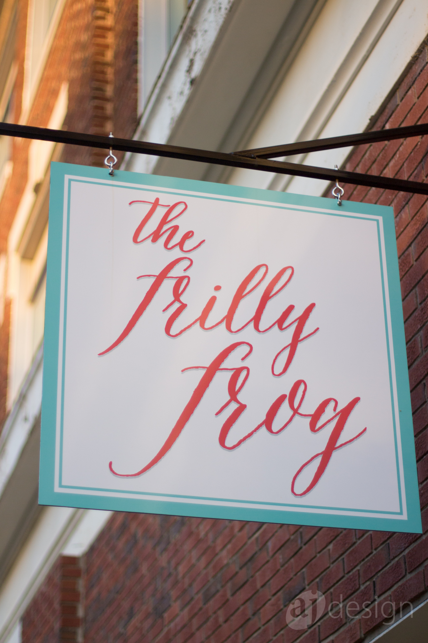 The Frilly Frog identity - Fonts In Use