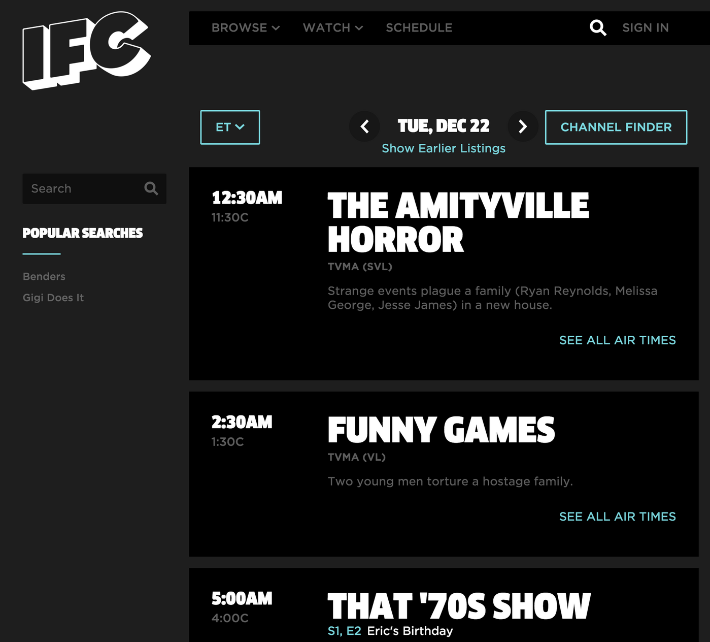 IFC website - Fonts In Use