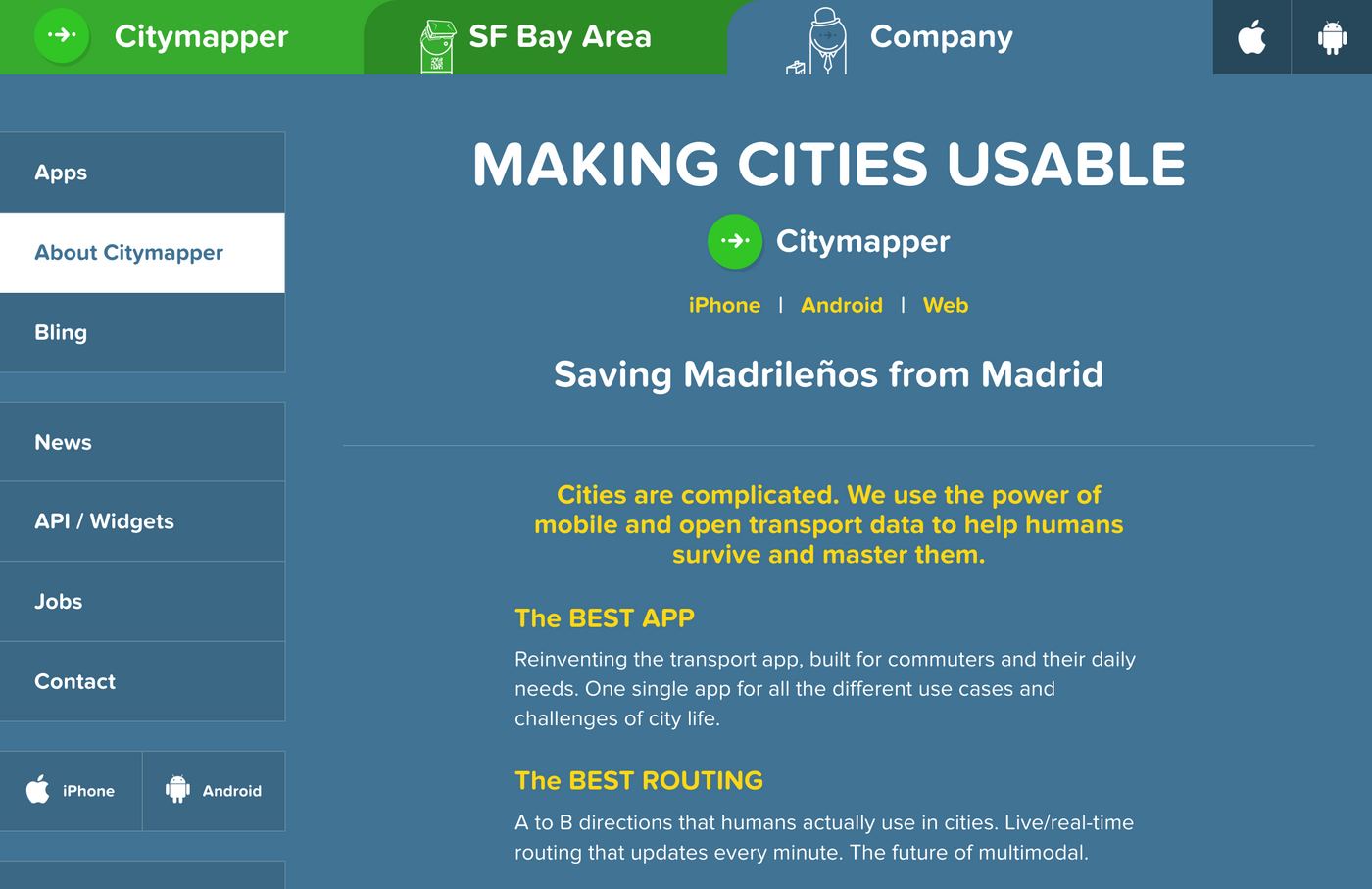 Citymapper identity (2013–) - Fonts In Use