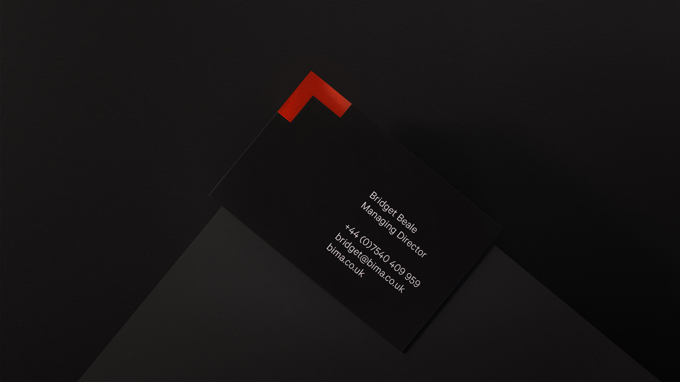 BIMA brand identity - Fonts In Use