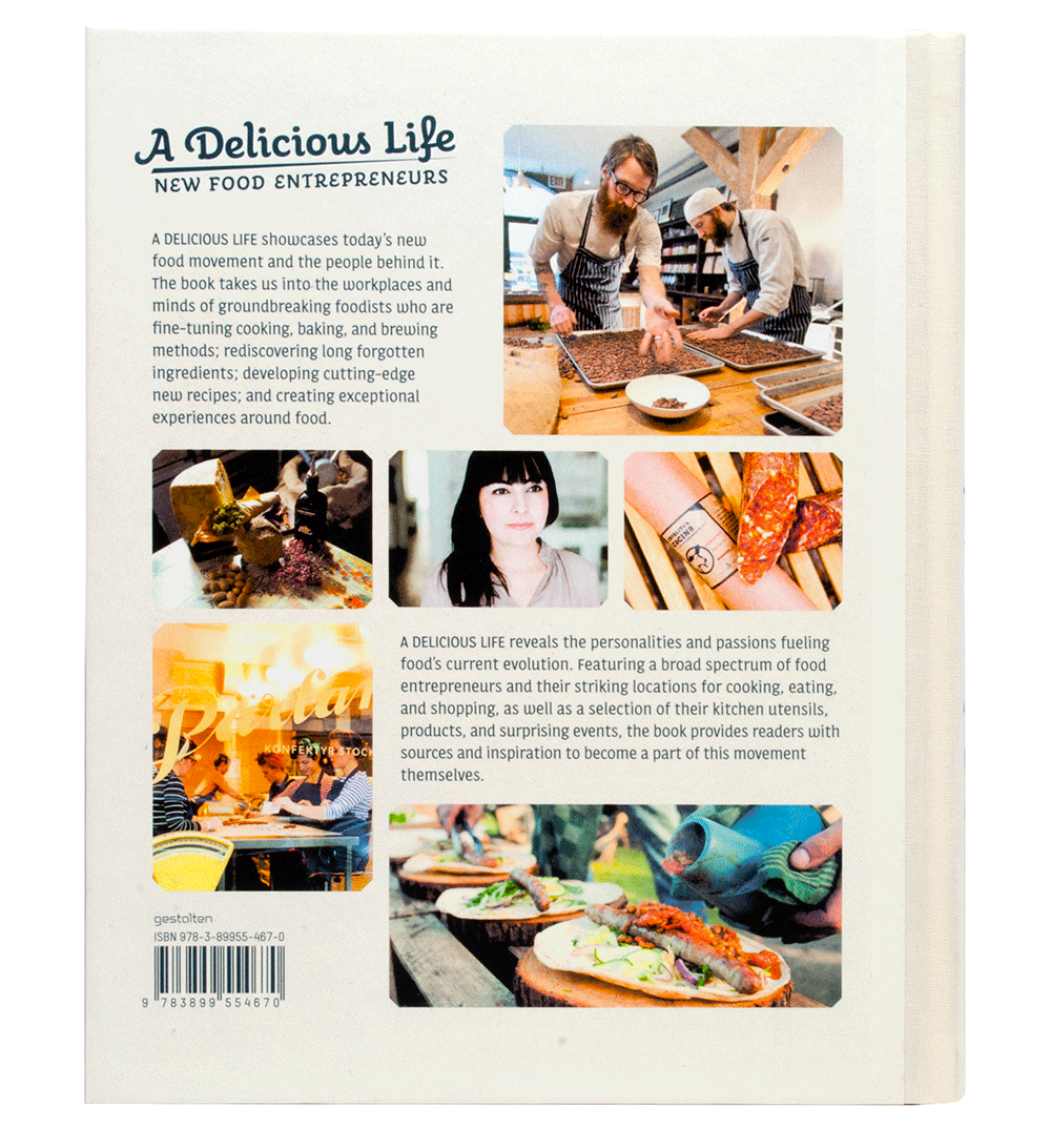 A Delicious Life. New Food Entrepreneurs - Fonts In Use