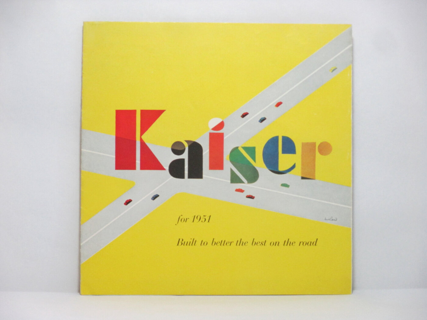 1951 Kaiser ad and brochure - Fonts In Use