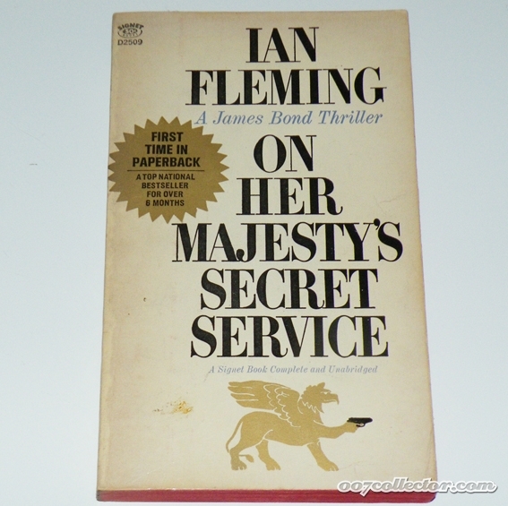 On Her Majesty’s Secret Service, New American Library edition - Fonts ...
