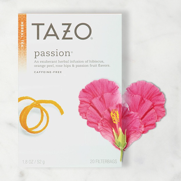 Tazo identity and packaging - Fonts In Use