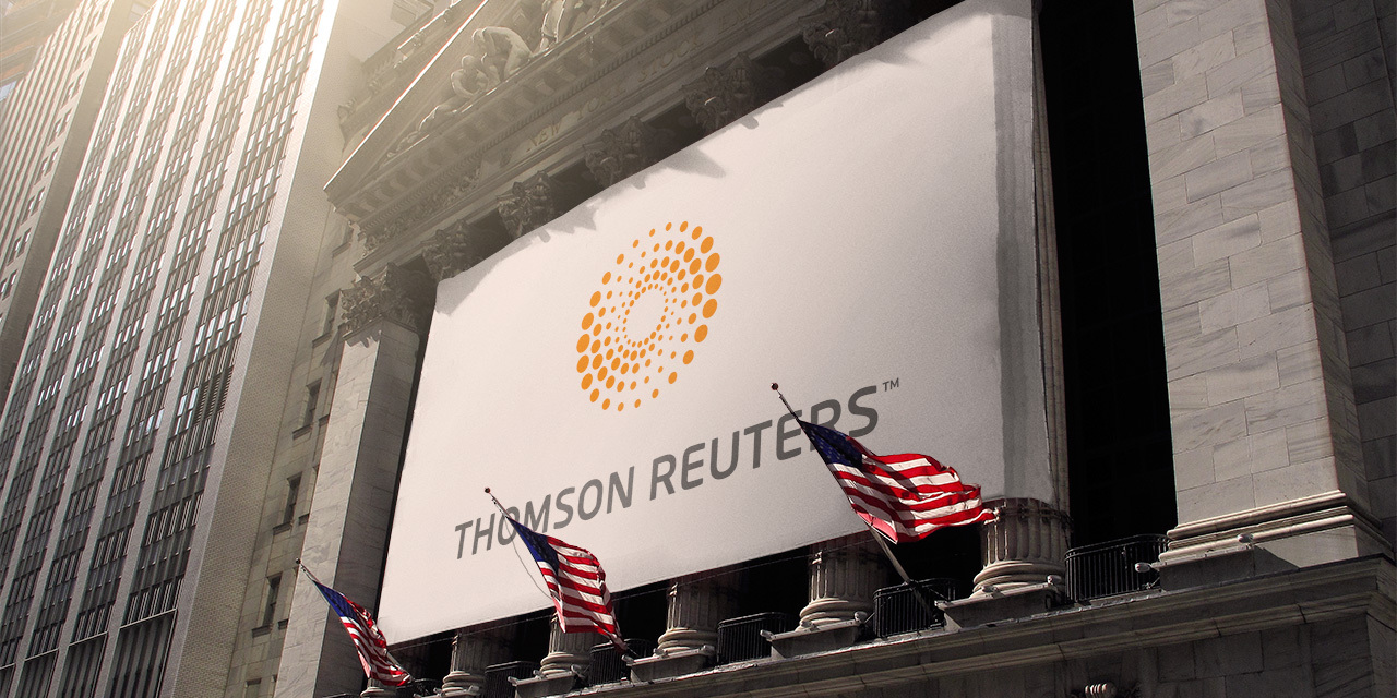 Thomson Reuters logo - Fonts In Use