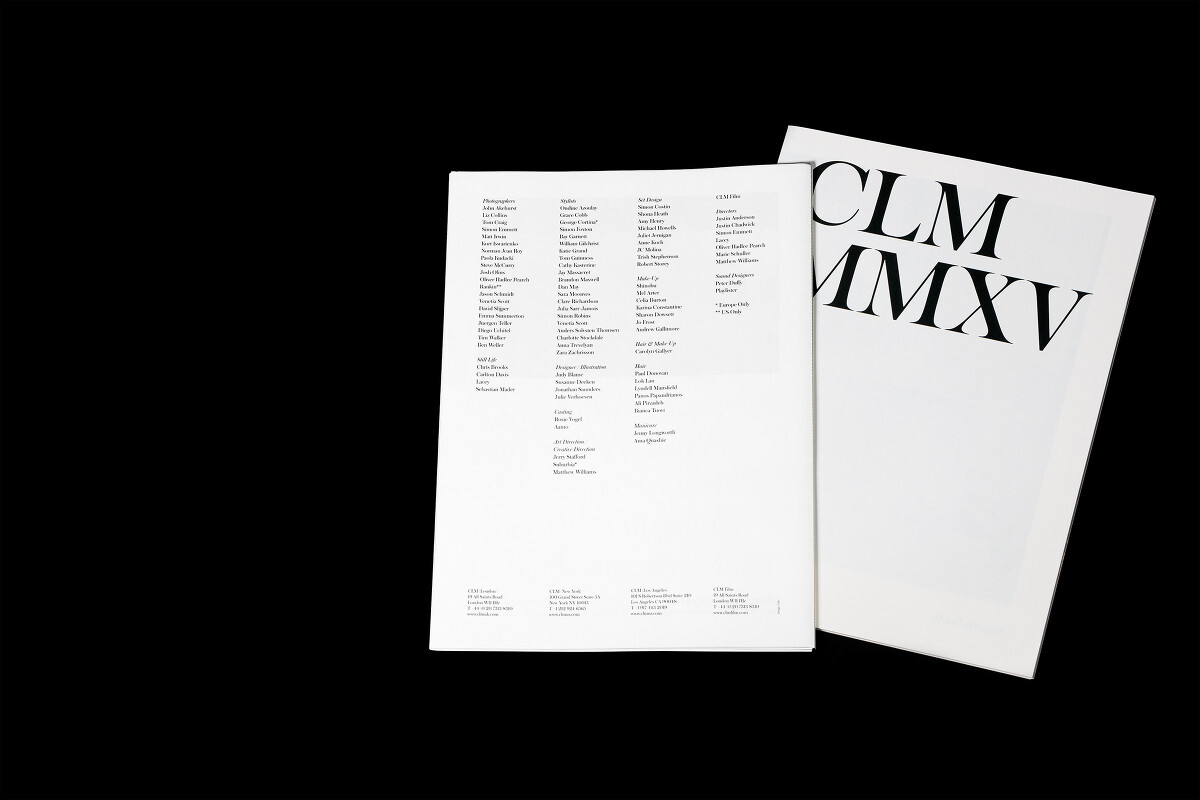 CLM MMXV - Fonts In Use