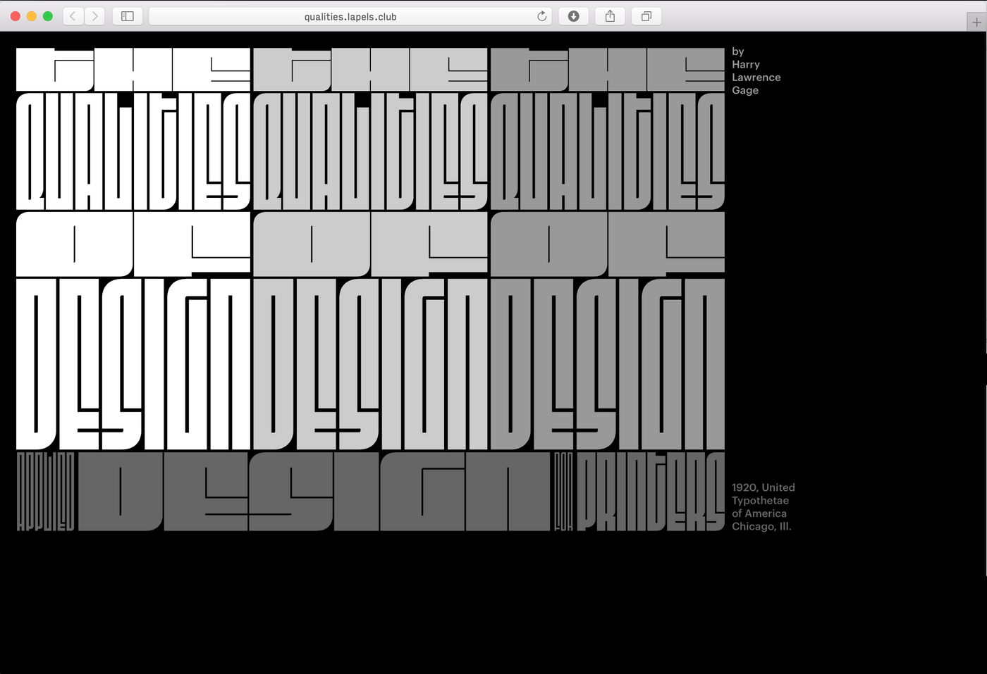 The Qualities of Design by Harry Lawrence Gage, Pavel Kedich web ...