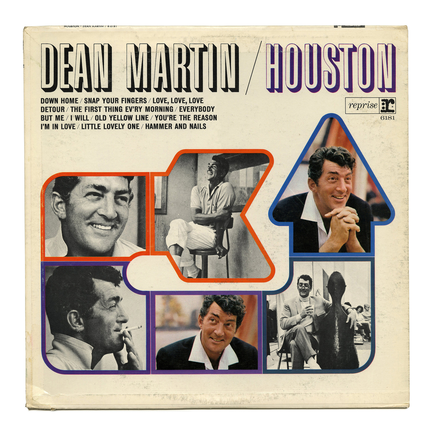 Dean Martin – Houston album art - Fonts In Use