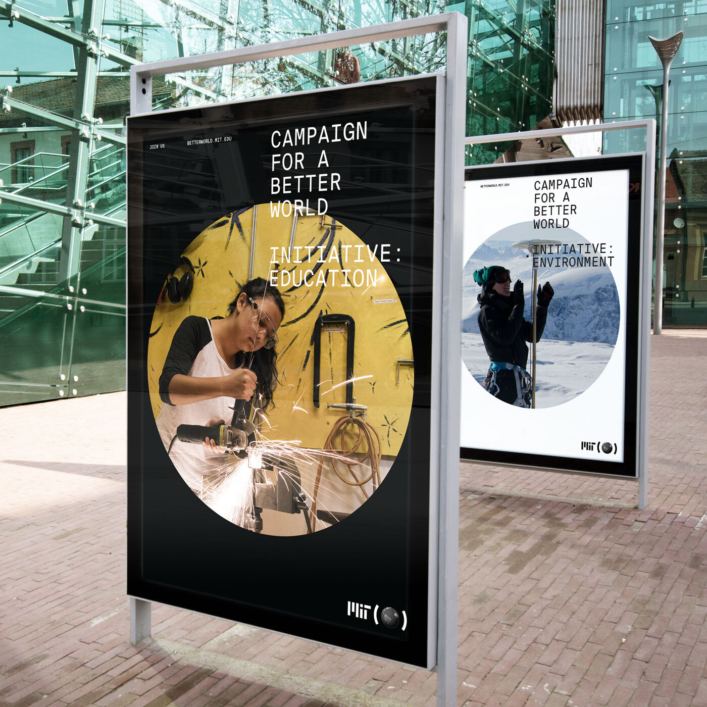MIT fundraising campaign - Fonts In Use
