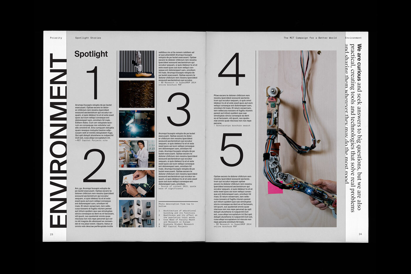 MIT fundraising campaign - Fonts In Use