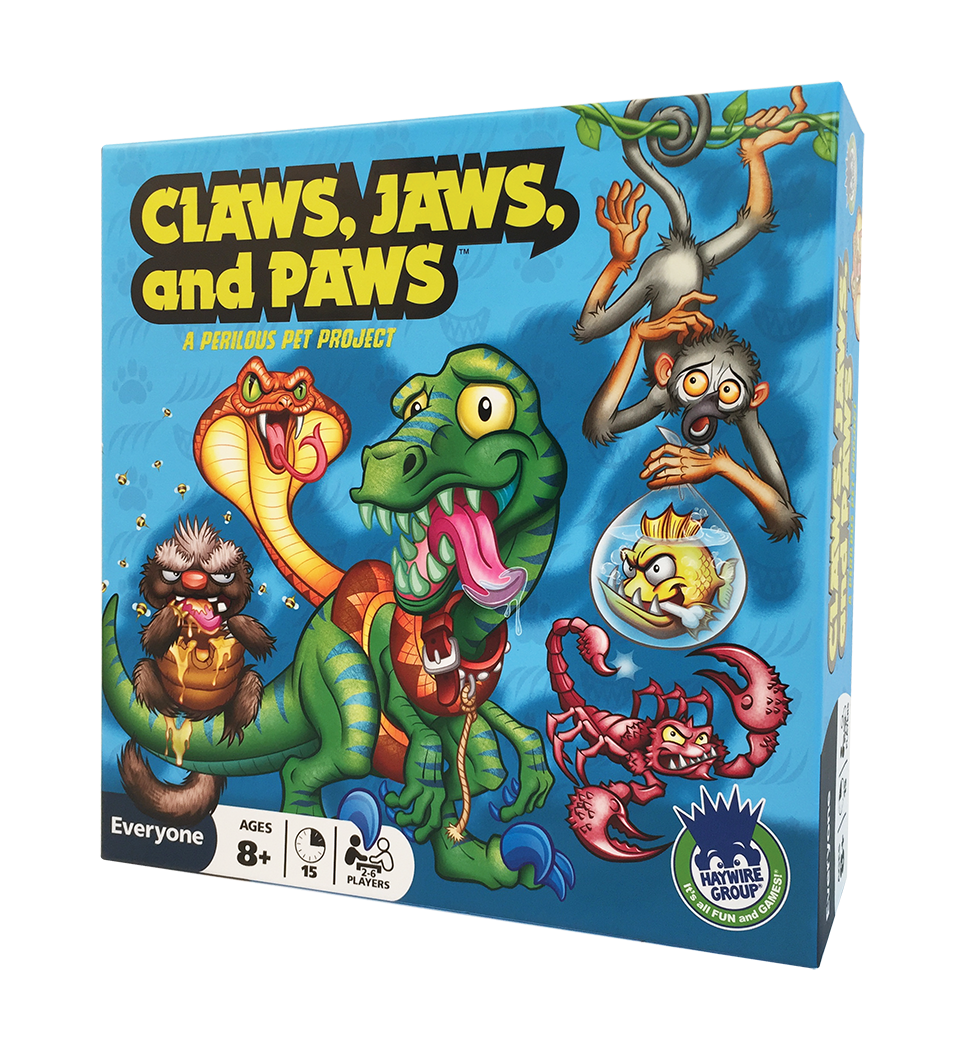 Claws, Jaws, and Paws board game - Fonts In Use