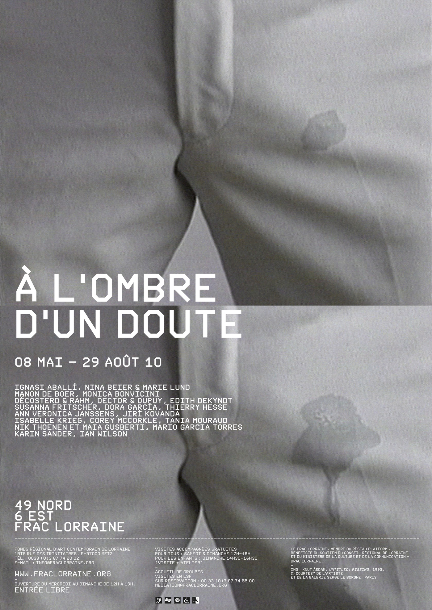 FRAC exhibition posters - Fonts In Use
