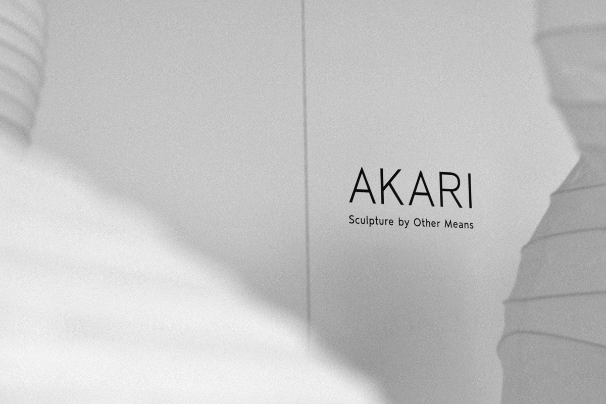 Akari: Sculpture by Other Means at Noguchi Museum - Fonts In Use