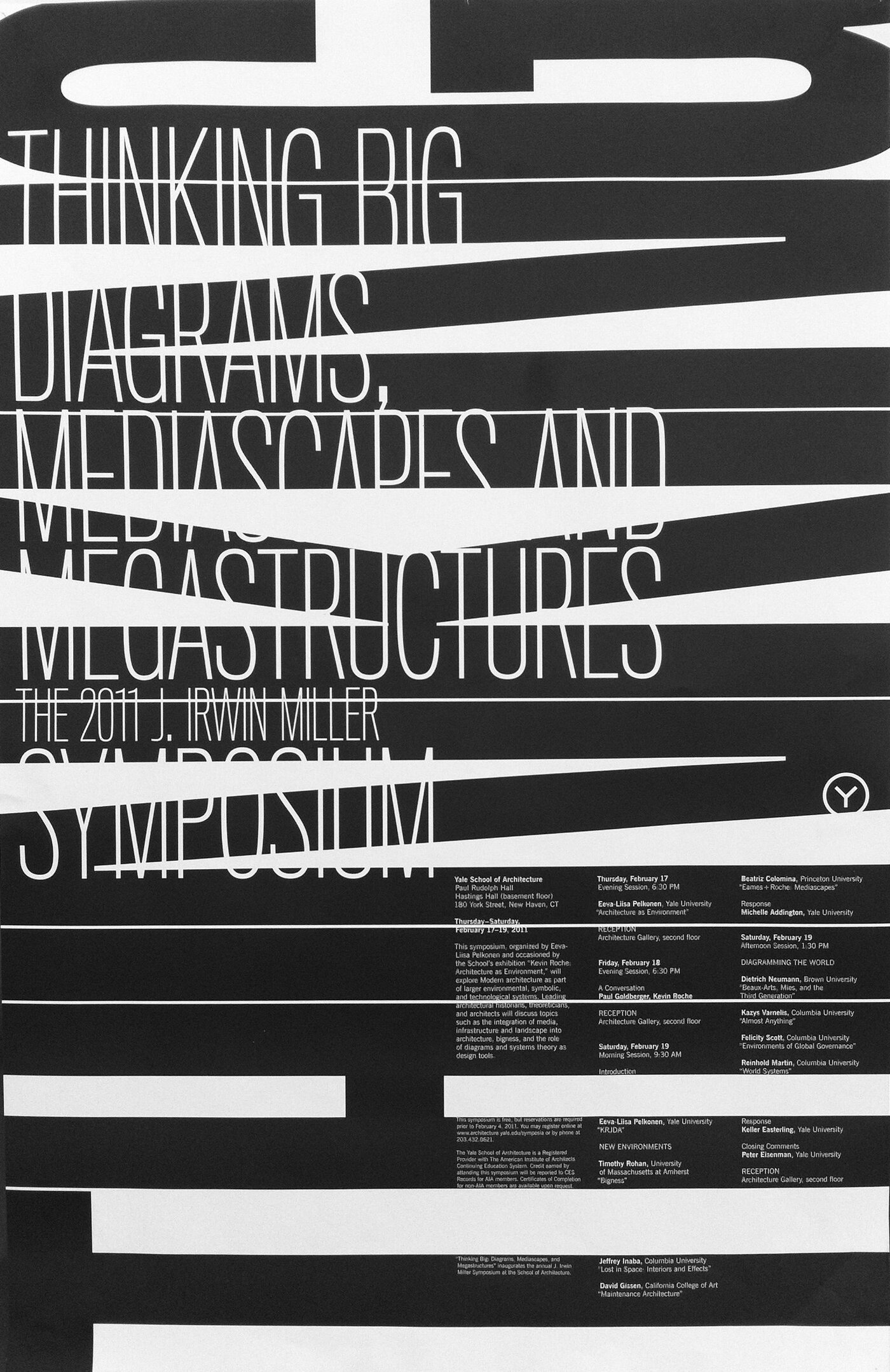 Thinking Big poster - Fonts In Use