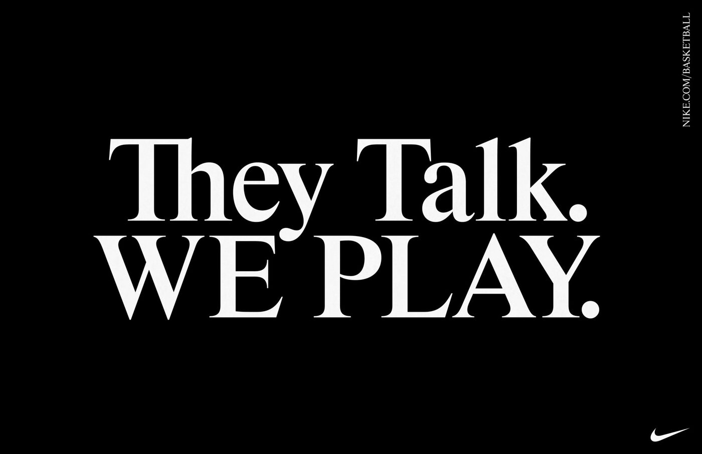 Nike Basketball NBA finals 2017 campaign - Fonts In Use