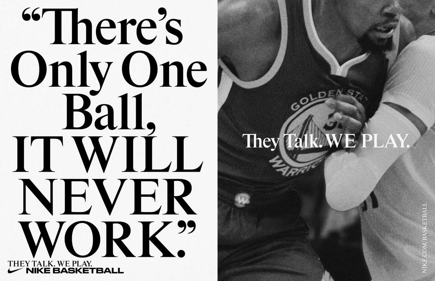 Nike Basketball NBA finals 2017 campaign - Fonts In Use
