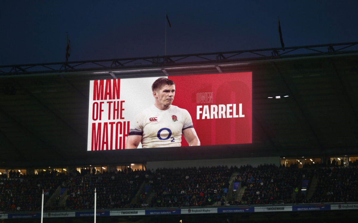 England Rugby (RFU) brand - Fonts In Use