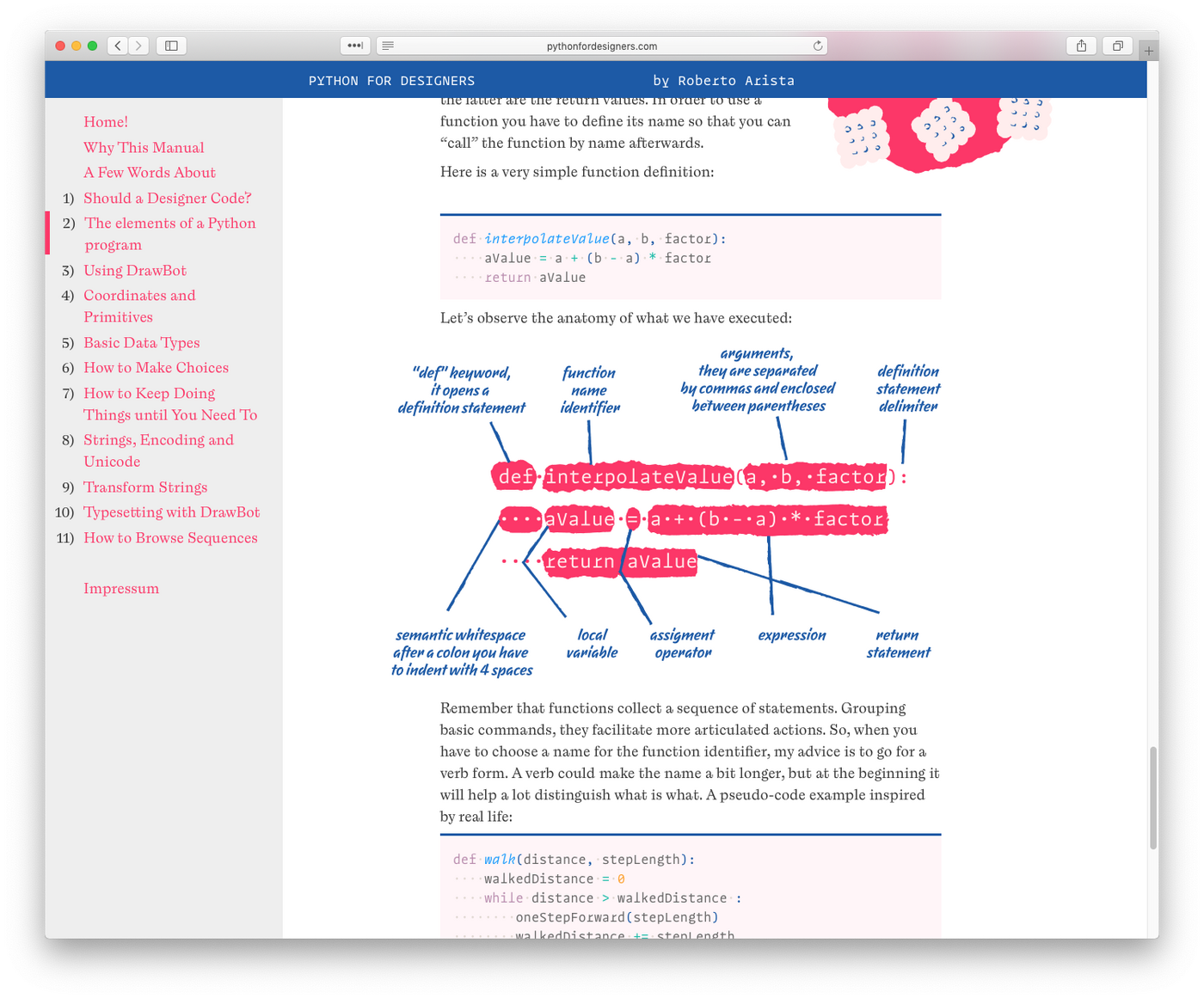 Python for Designers - Fonts In Use