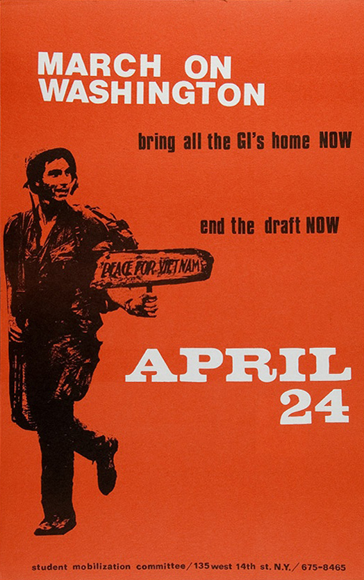 Student Mobilization Committee to End the War in Vietnam flyers and ...