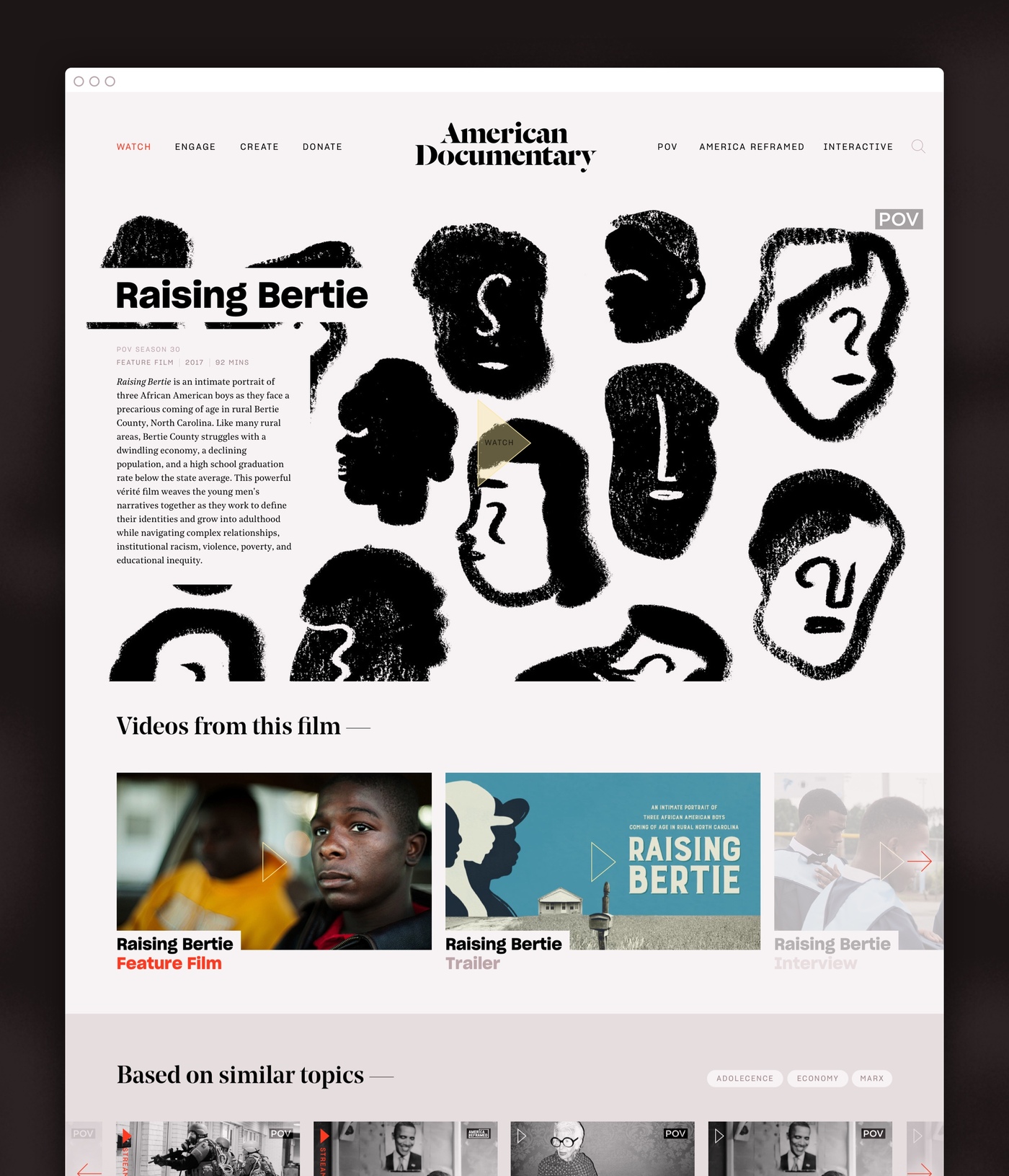 American Documentary - Fonts In Use