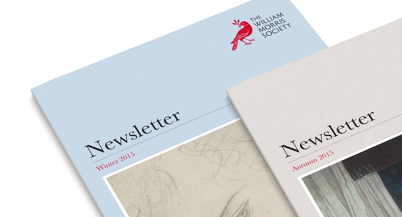 The William Morris Society redesign - Fonts In Use