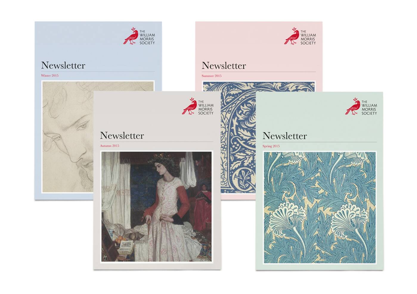The William Morris Society redesign - Fonts In Use