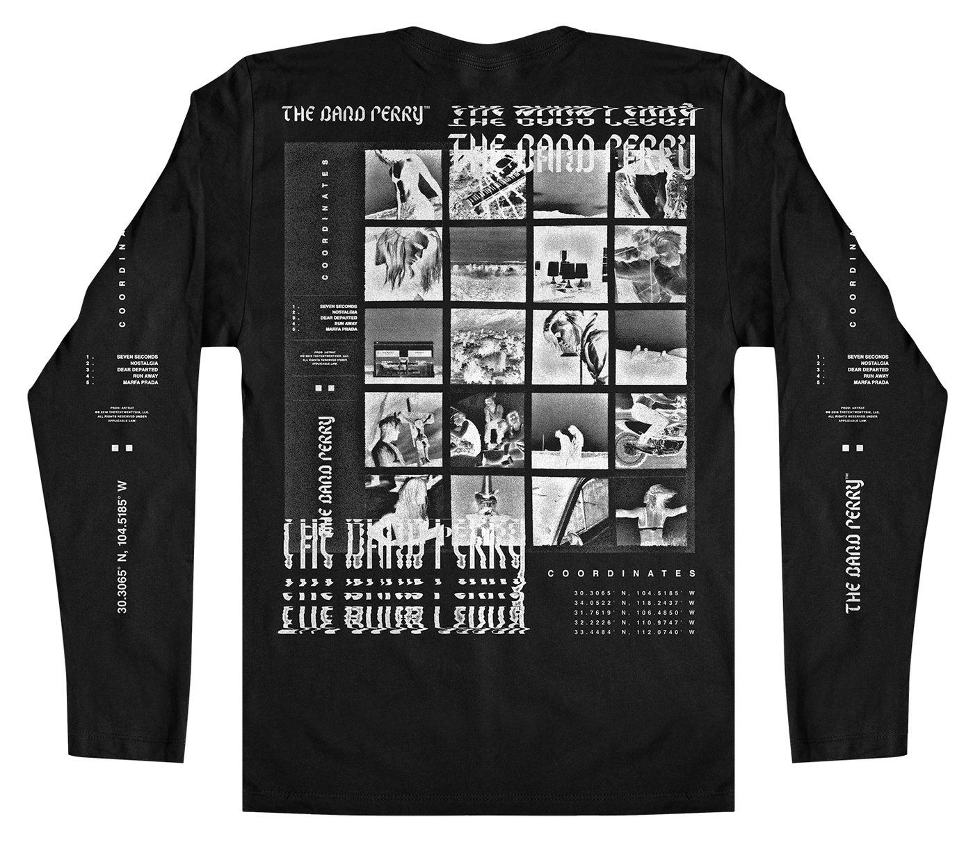 The Band Perry – Coordinates tour - Fonts In Use