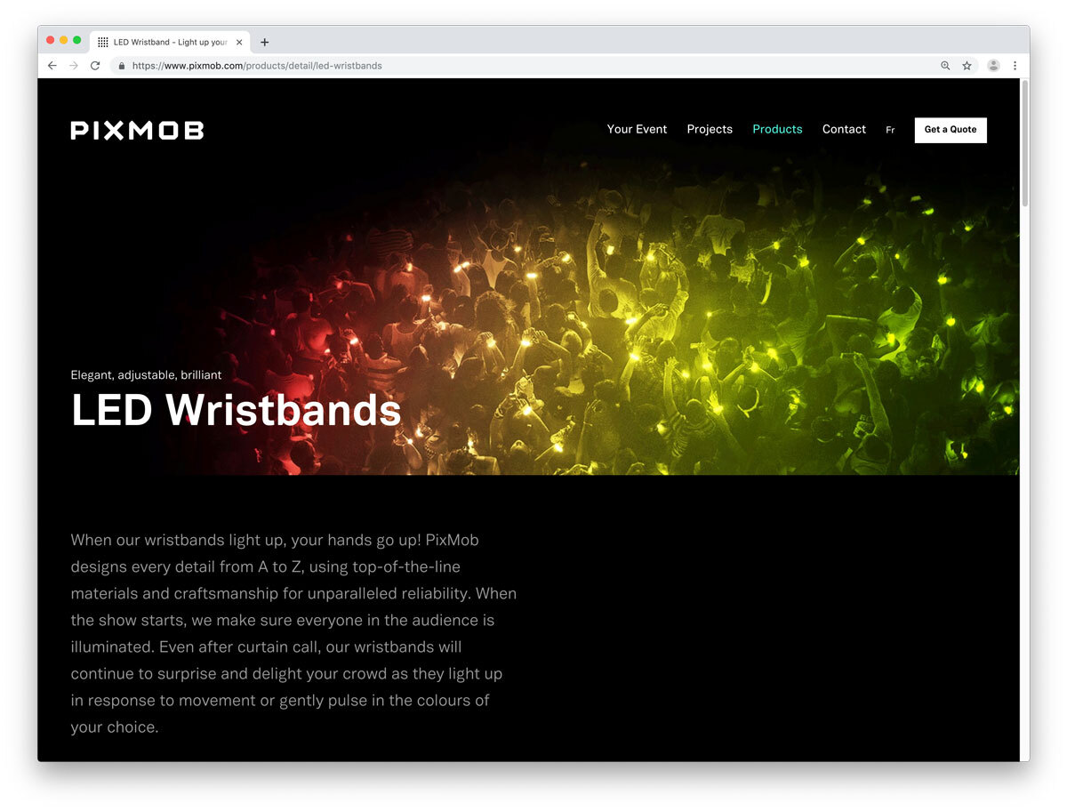 PixMob - Fonts In Use