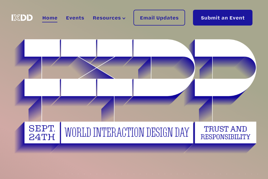 2019 World Interaction Design Day - Fonts In Use