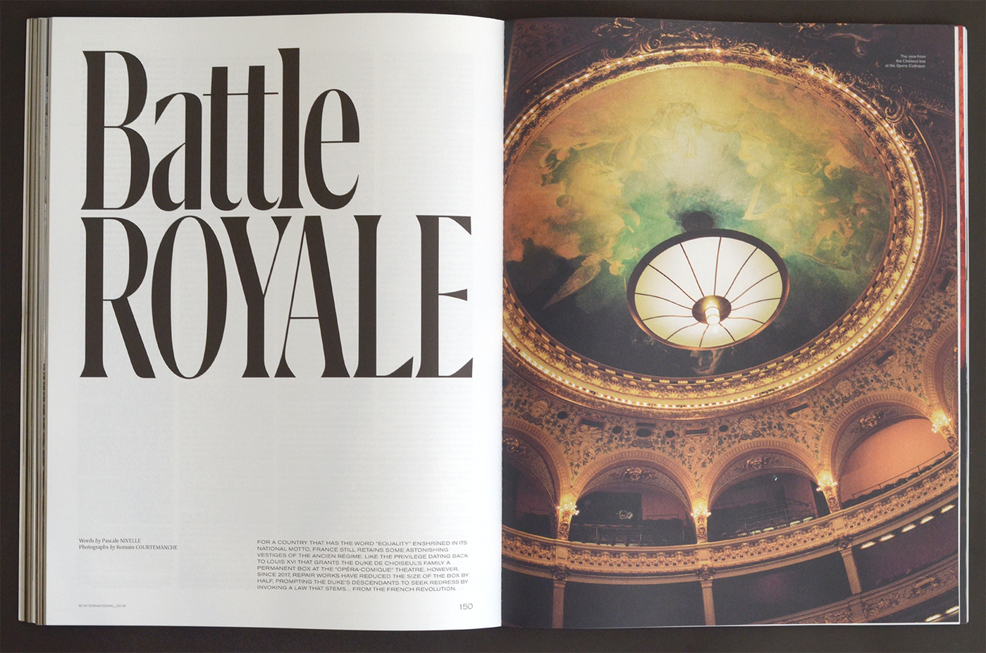 M Le Magazine Du Monde International, issue 01, 2019 - Fonts In Use