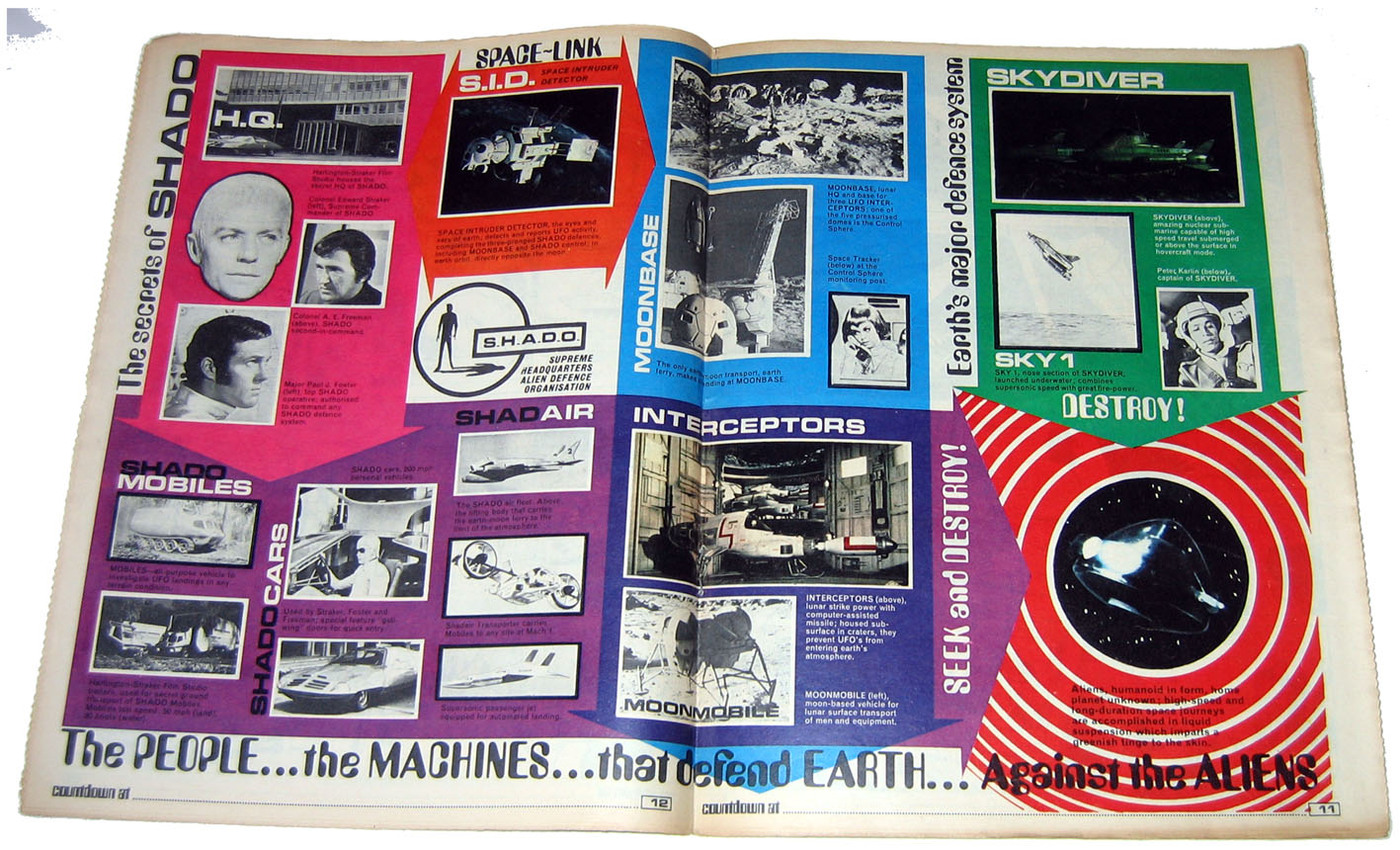 Countdown comic, Issues 1 & 2 - Fonts In Use